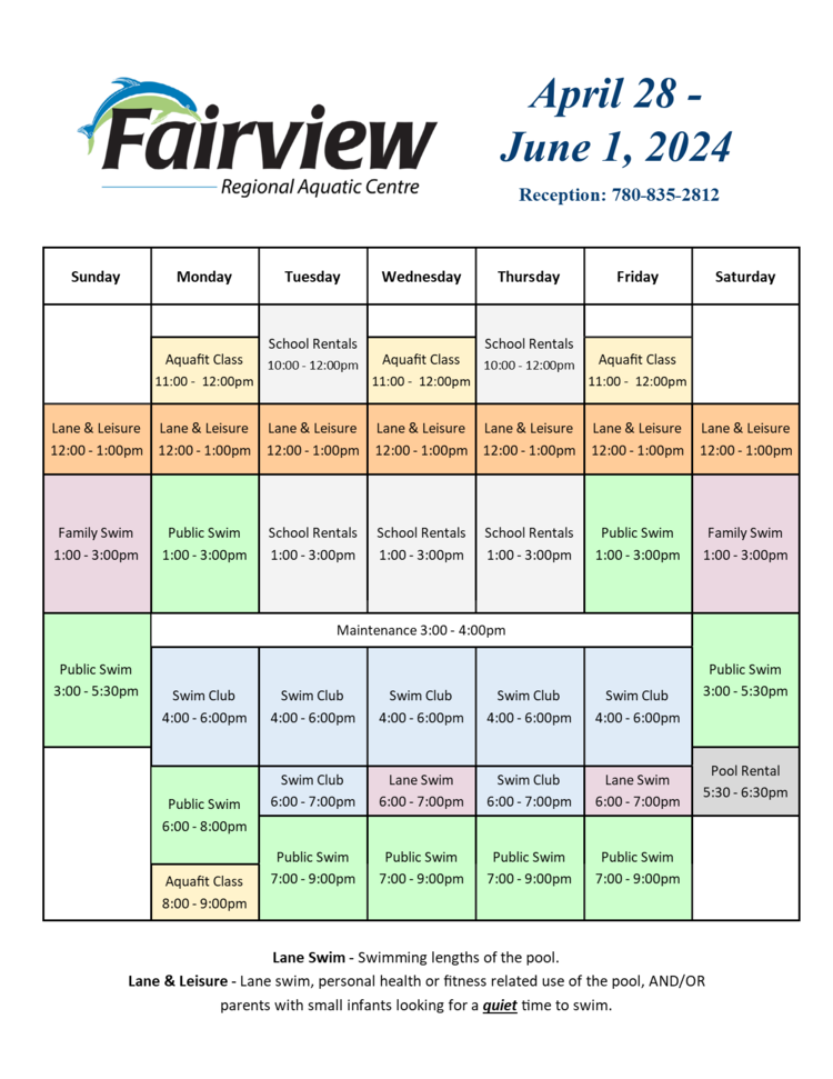 Fairview Community Centre: Pool Schedules, Gym Schedules & More