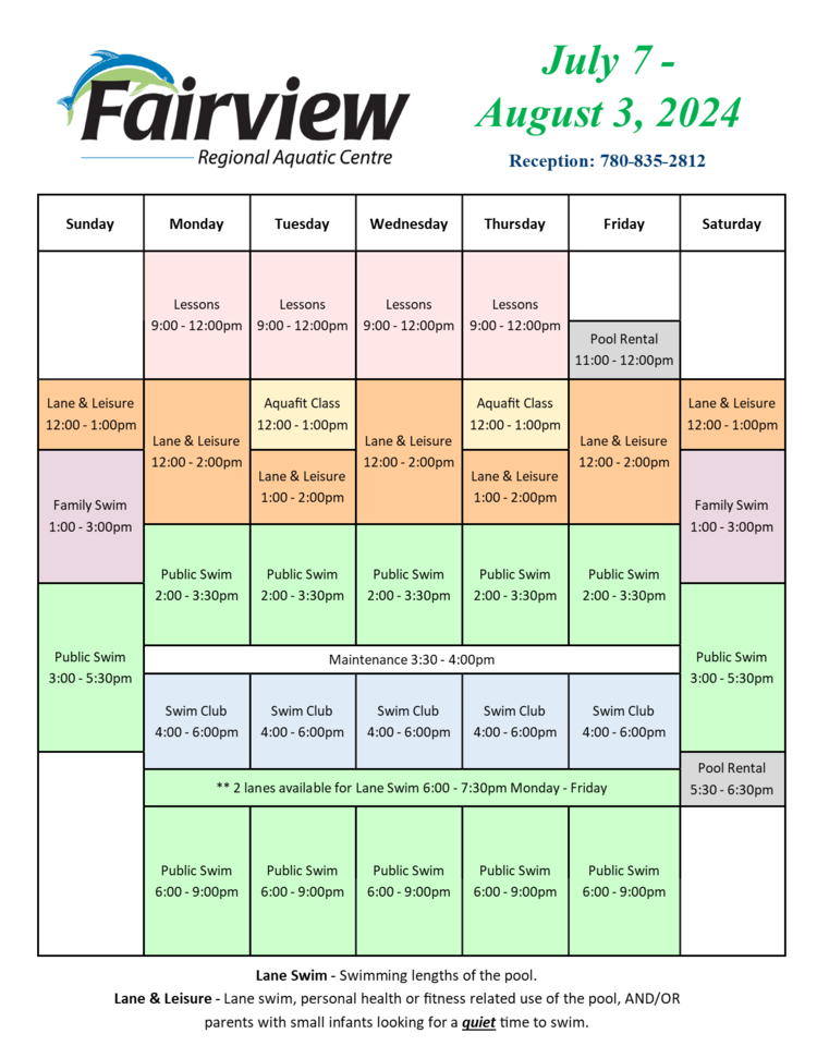 Fairview Community Centre: Pool Schedules, Gym Schedules & More