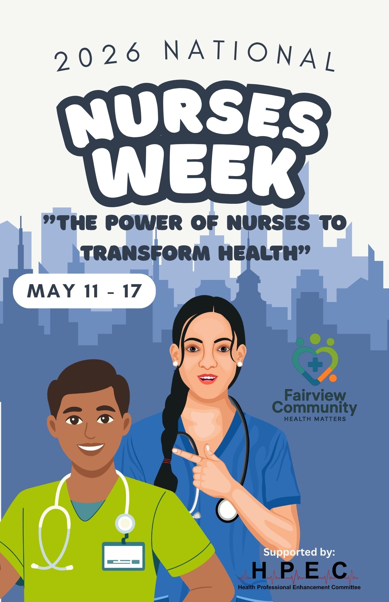 💙 National Nursing Week 2026 💙 - Town of Fairview, Alberta